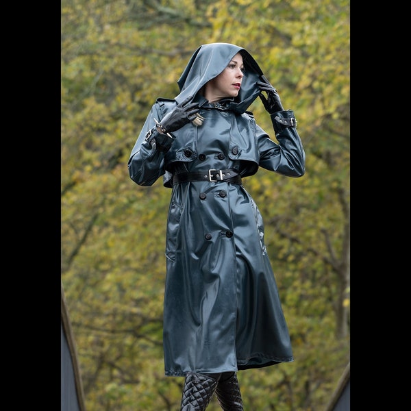 Latex Mackintosh Coat - Etsy UK