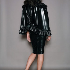 Latex Frilly Cape - Etsy