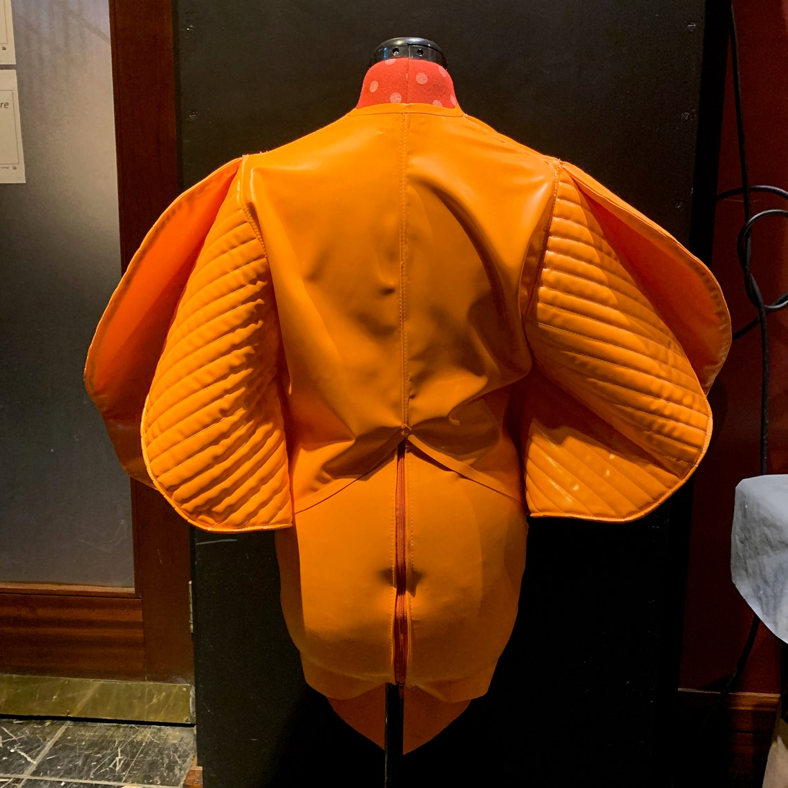 Ectomorph Quilted Latex Butterfly Sleeve Jacket - Etsy