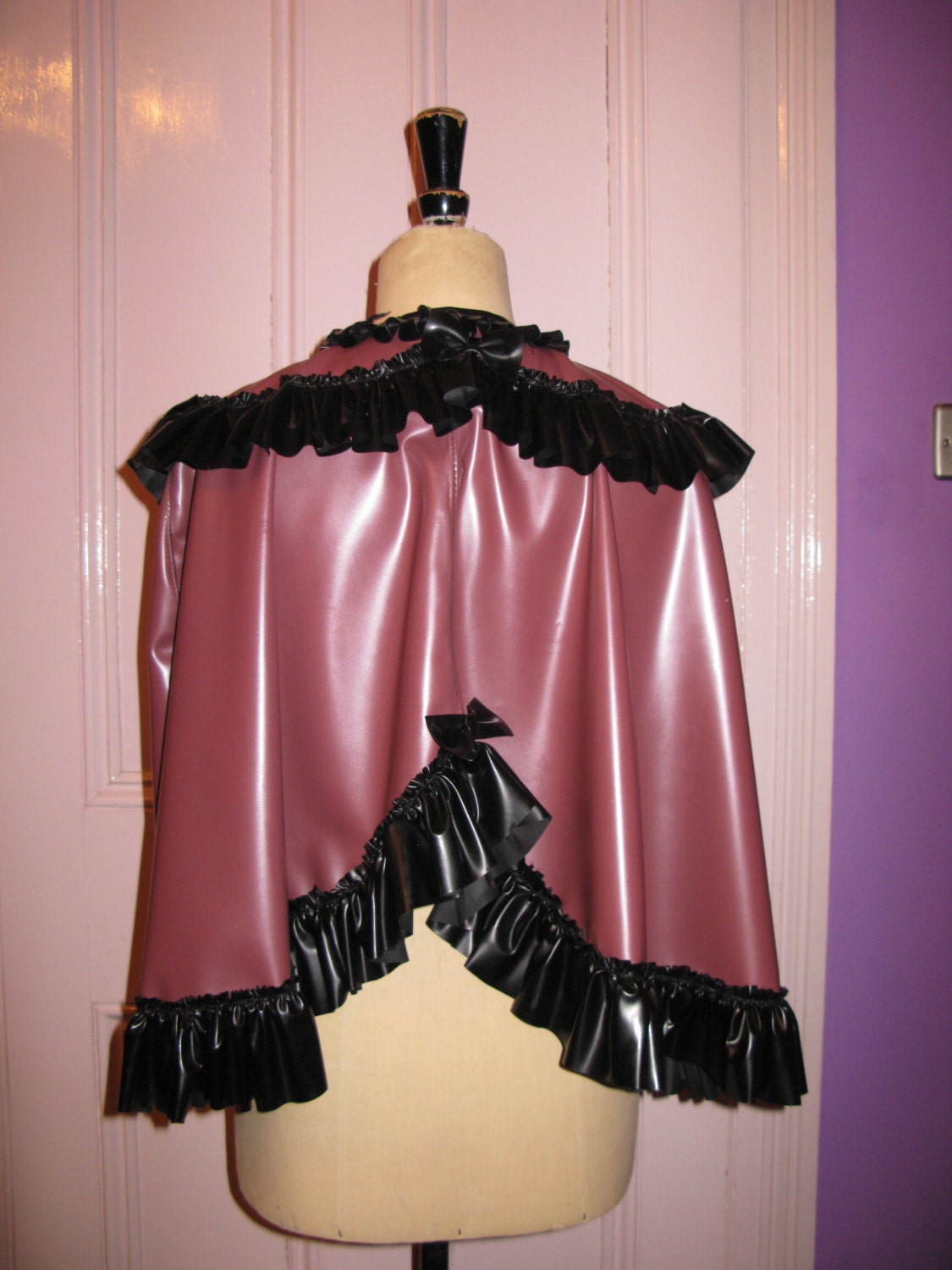 Latex Frilly Cape - Etsy