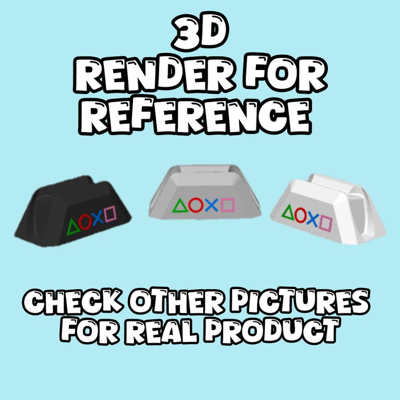 3D Printed Playstation PS5 Controller Stand - Dualsense Display/holder ...