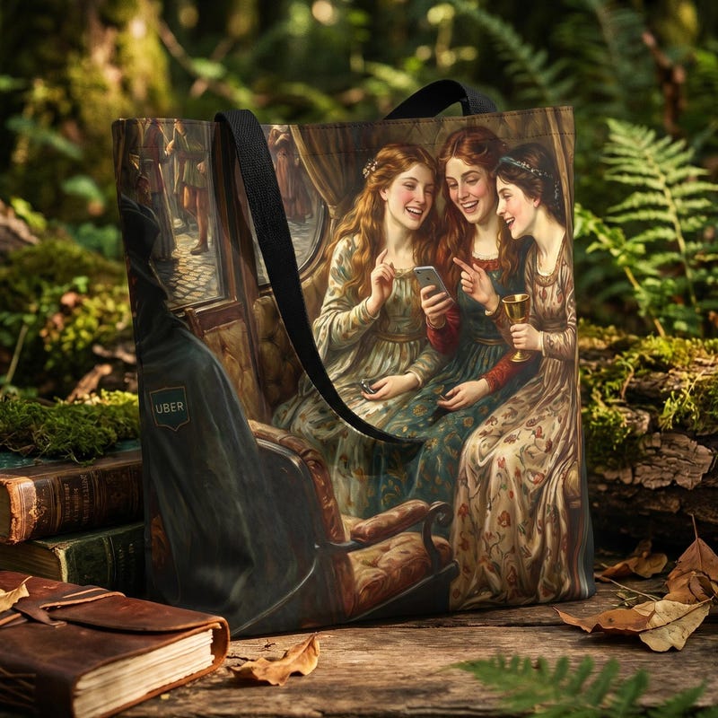Pre Raphaelite Tote Bag - Etsy