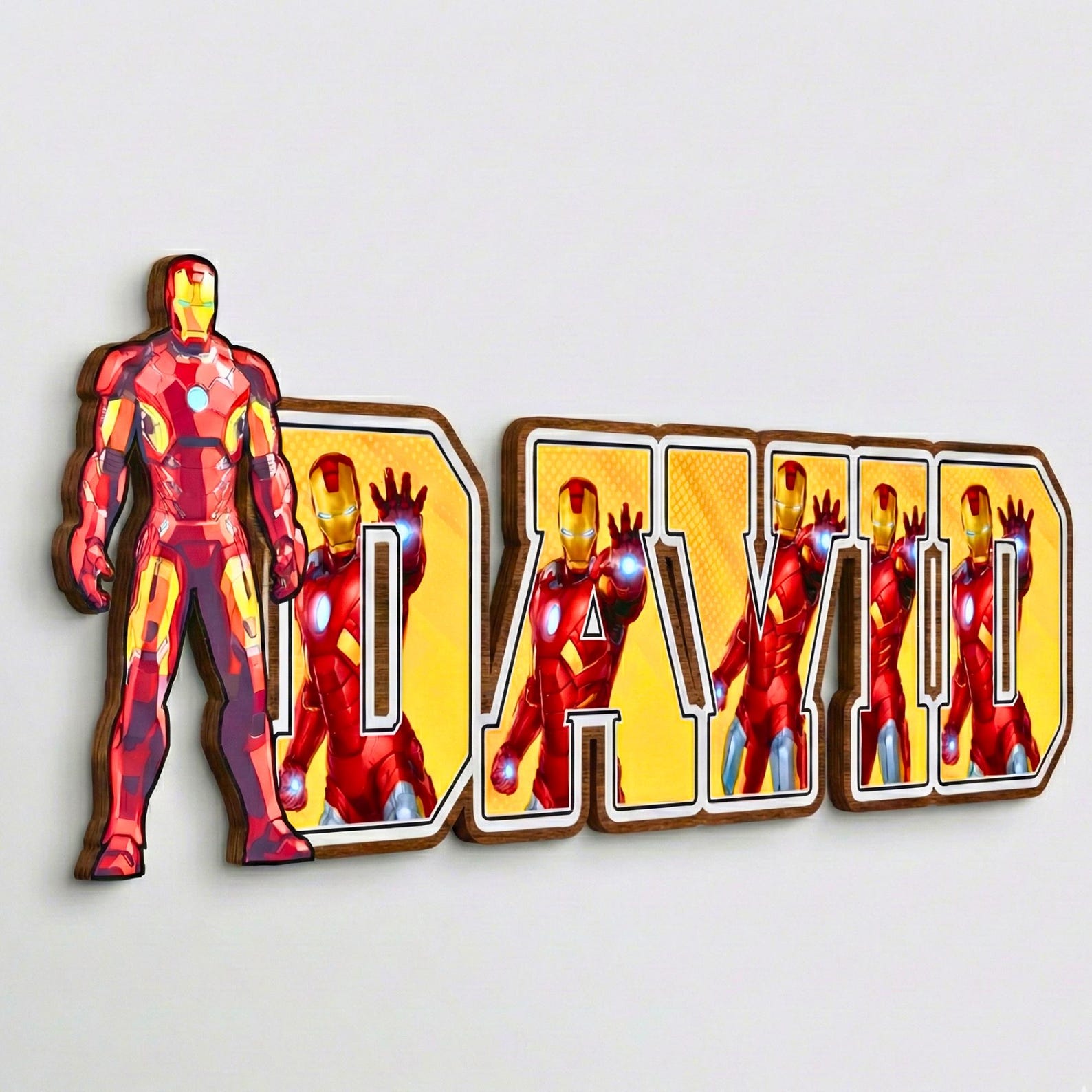 Custom Superhero Name Sign, Kids Room Decor, Personalized Birthday Gift ...