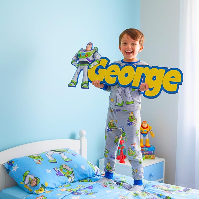 Personalized Kids Room Sign, Custom Nursery Wall Art, Baby Shower Gift ...