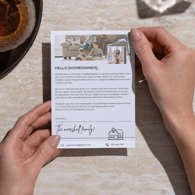 Editable Home Offer Letter Template: Real Estate Buyer Form (PDF) - Etsy