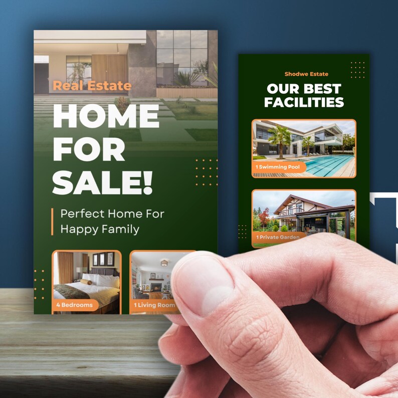 Editable Real Estate Rack Card | Realtor Marketing Template | Printable ...