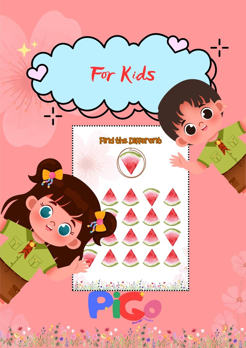 Visual Attention Worksheets: Preschool Focus Activity (printable PDF ...