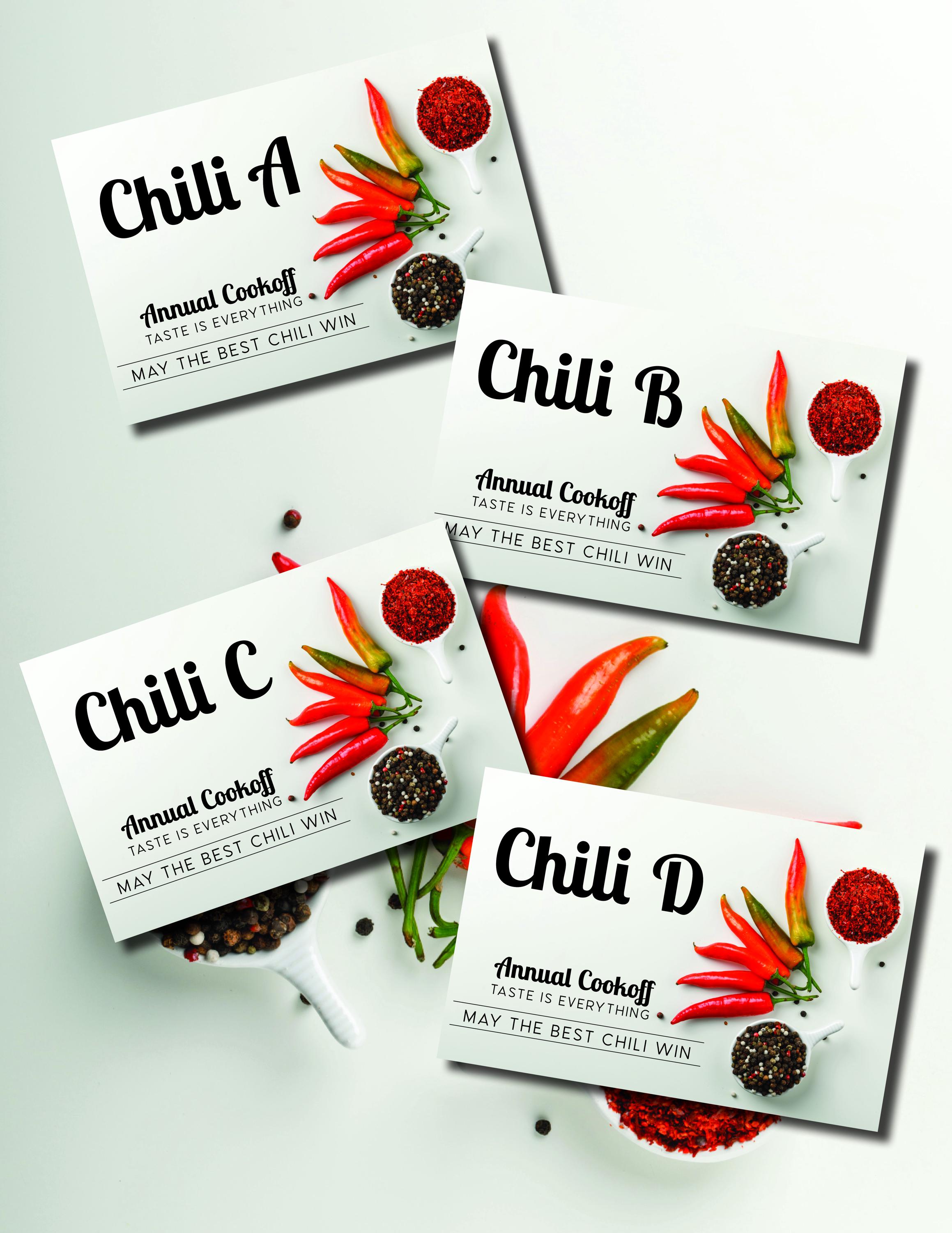 Printable Chili Cookoff Scorecard & Placecards - Etsy