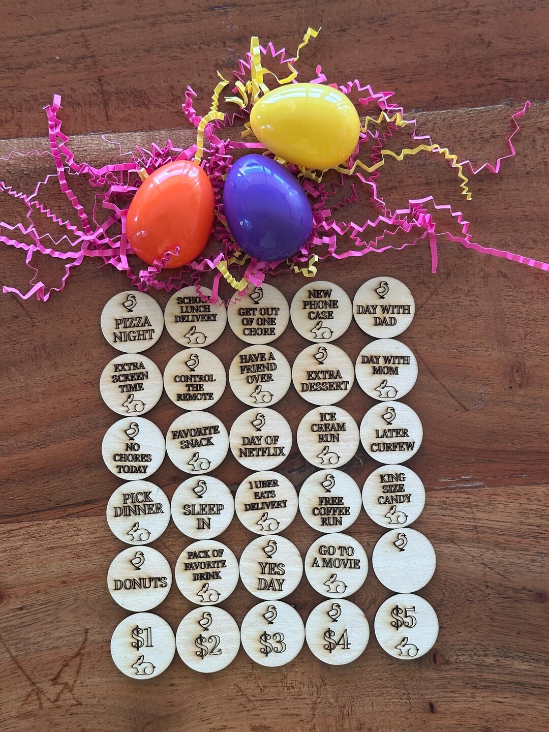 Easter Egg Tokens - Teens - Etsy