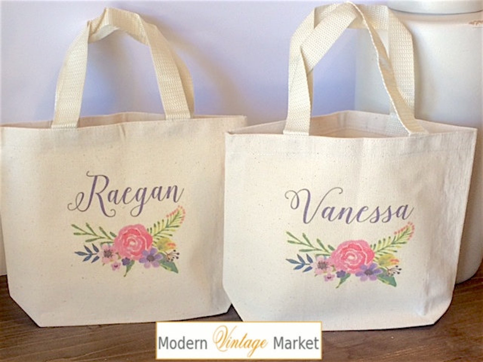 Tote Bag-1-flower Girl Bags-tote Bags-gift Bag-wedding - Etsy