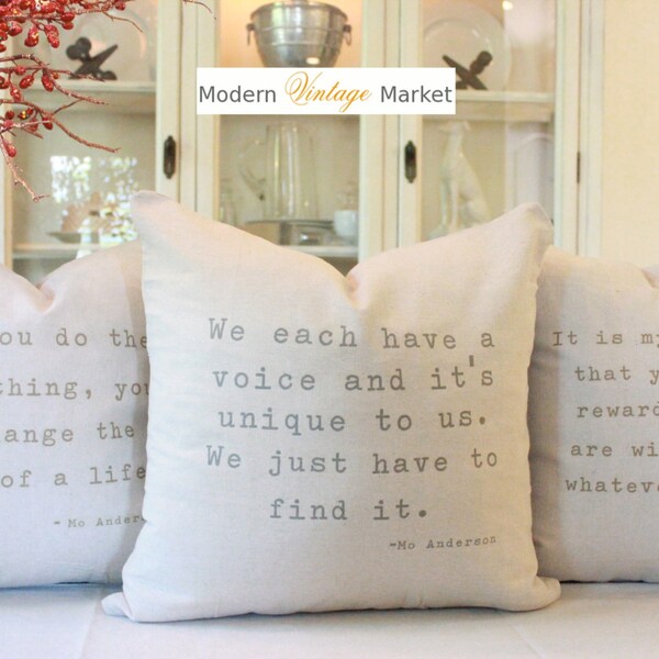 Quote Pillow - Etsy