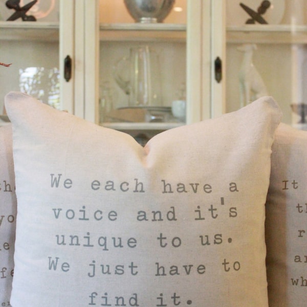 Quote Pillow - Etsy
