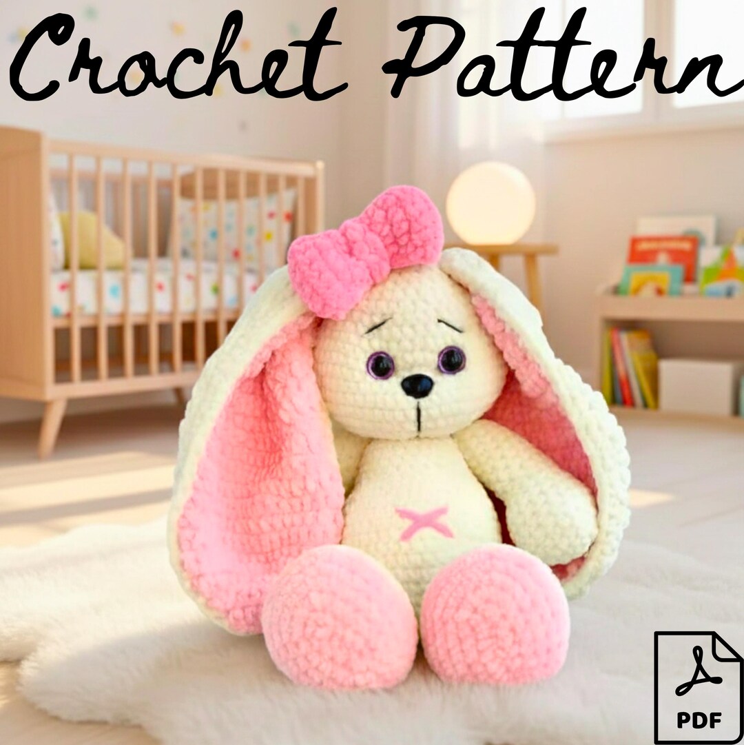 Bunny Amigurumi Crochet Pattern – Rabbit Doll (PDF Download) - Etsy