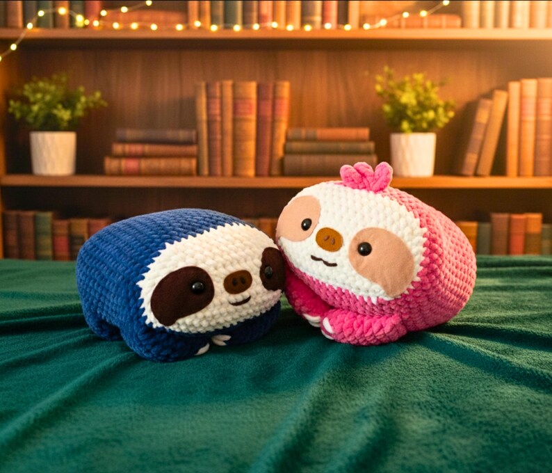 Giant Sloth Amigurumi Crochet Pattern | Large Plush Toy (PDF Pattern ...