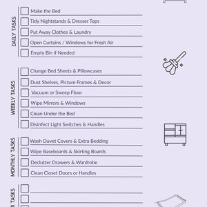 Editable Cleaning Checklist Template | iPad Digital Planner | Home ...