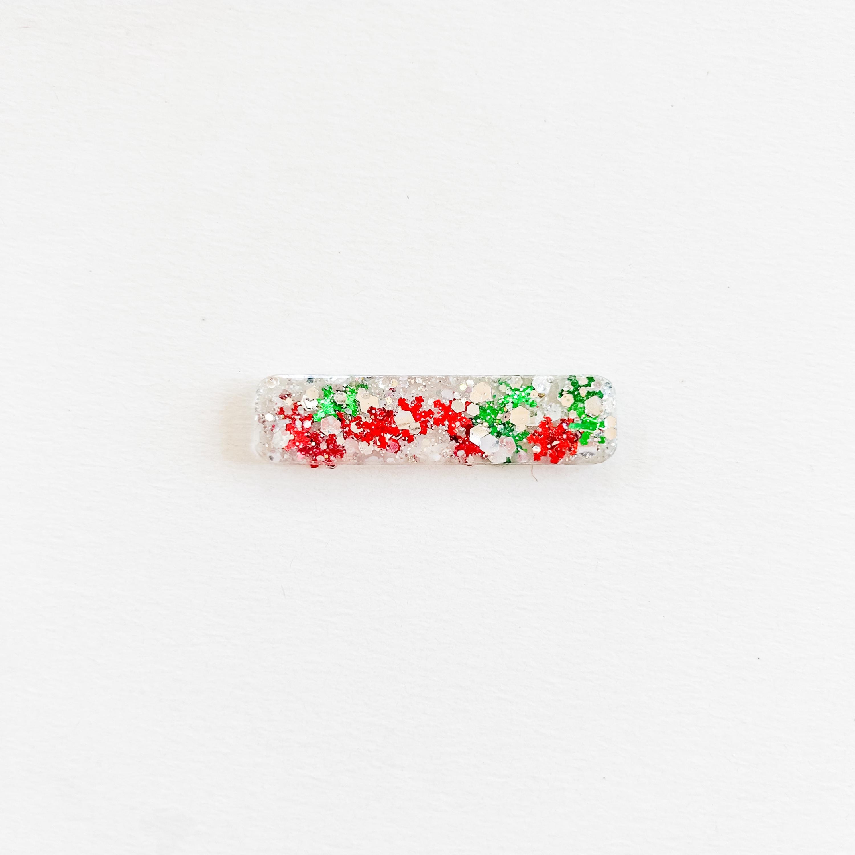 Girls Christmas Hair Clip - Christmas Barrette - Holiday Hair Accessory ...
