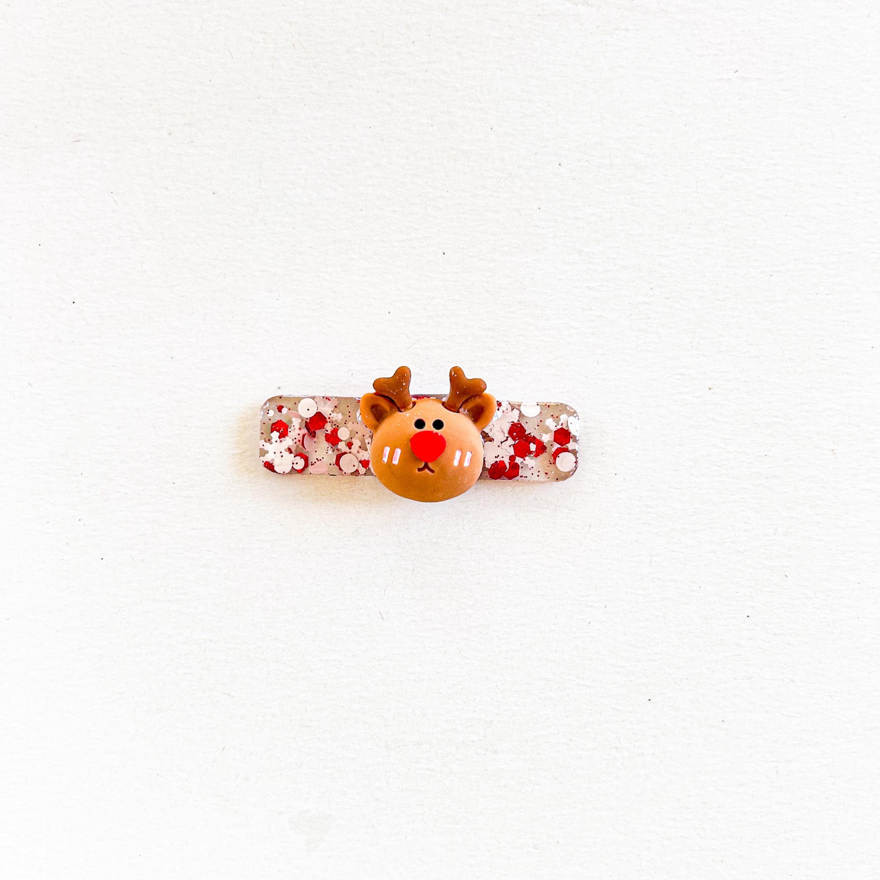 Girls Christmas Hair Clip - Christmas Barrette - Holiday Hair Accessory ...