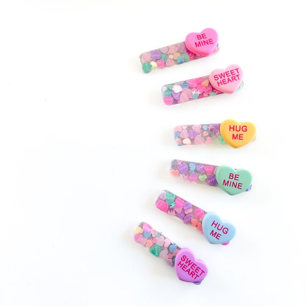 Heart Hair Ties - Etsy