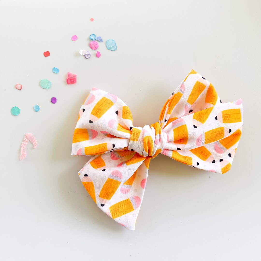 Back to School Bow Back to School Headband Back to School - Etsy