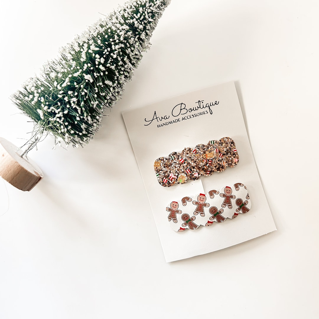Christmas Snap Clip Set - Christmas Hair Clip - Christmas Snap Clip ...