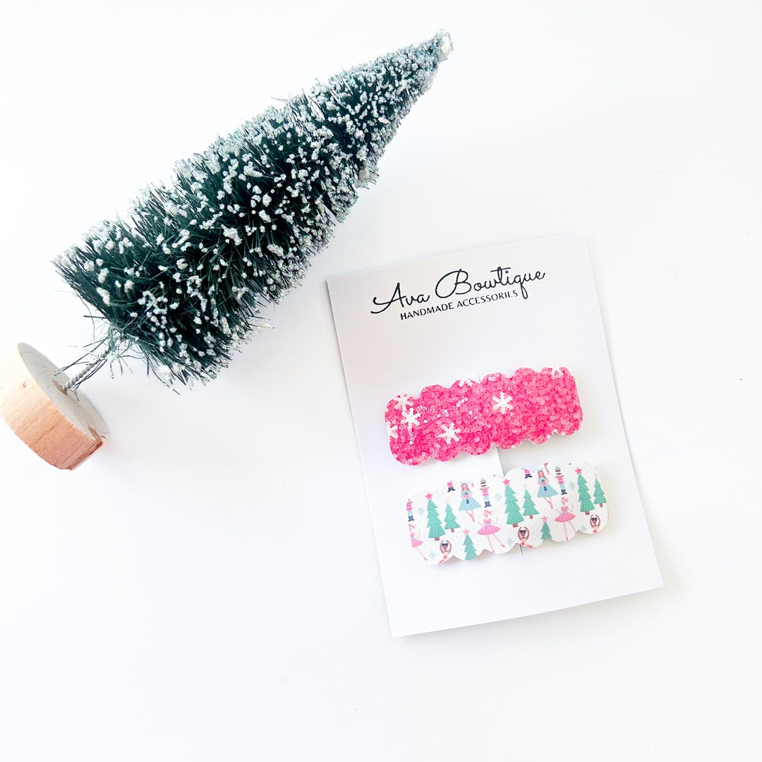 Christmas Snap Clip Set - Nutcracker Hair Clip - Girls Christmas Snap ...