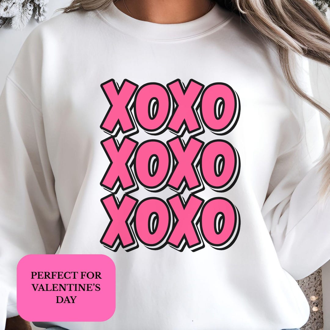 Valentine XOXO PNG Bundle | Xoxo Word Art | Valentine Png Design ...