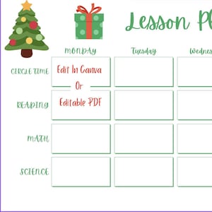 Daycare/preschool/pre~k/kindergarten/elementary Lesson Plan Template ...