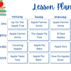 Daycare/preschool/pre~k/kindergarten/elementary Lesson Plan Template ...