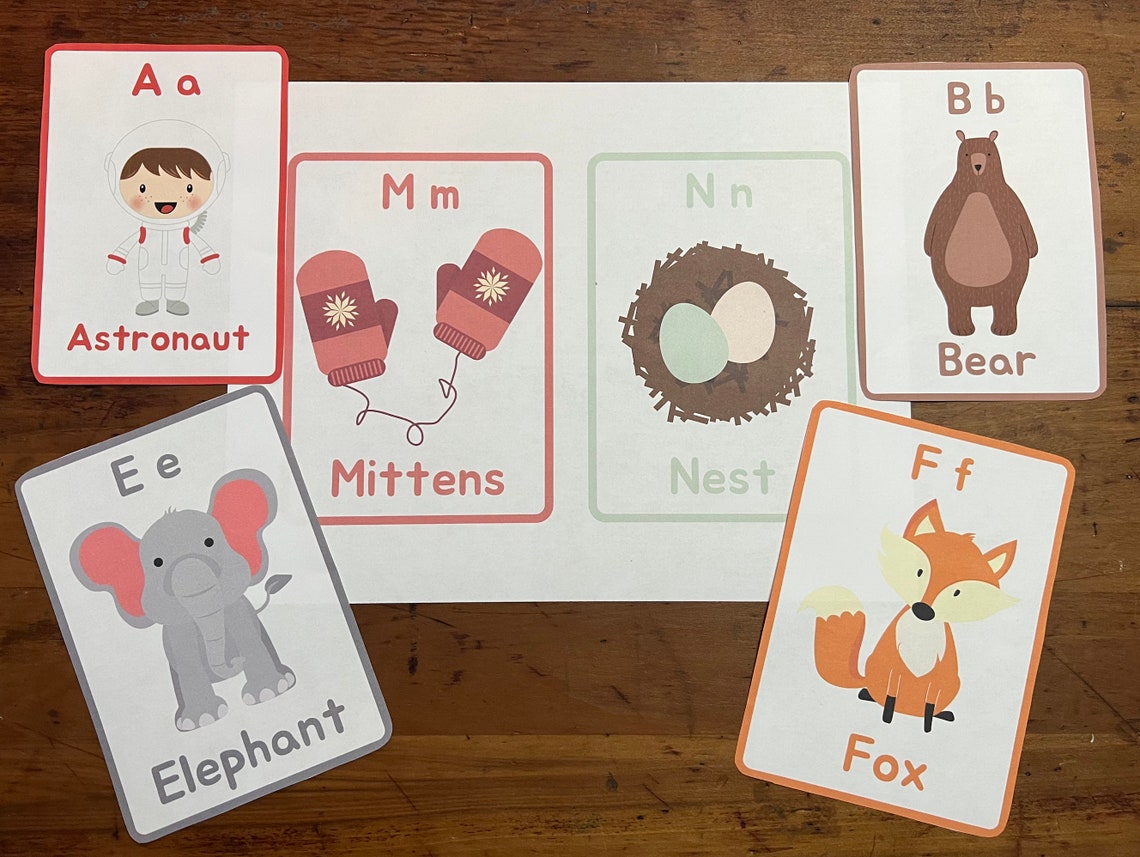Printable Alphabet Flash Cards, Classroom Decor, Daycare, Toddlers ...