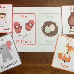 Printable Alphabet Flash Cards, Classroom Decor, Daycare, Toddlers ...