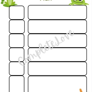 Daycare/preschool/pre~k/kindergarten/elementary Lesson Plan Template ...