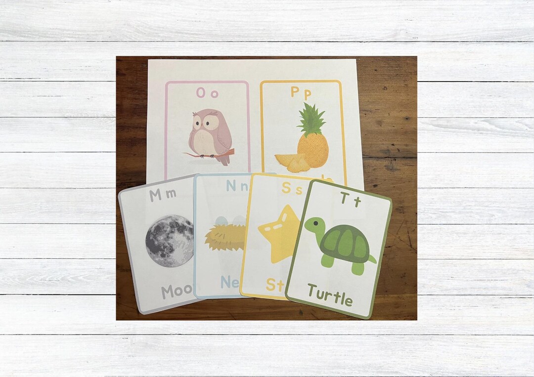 Alphabet Flash Cards for Toddlers and Preschoolers: Ideal for Early ...