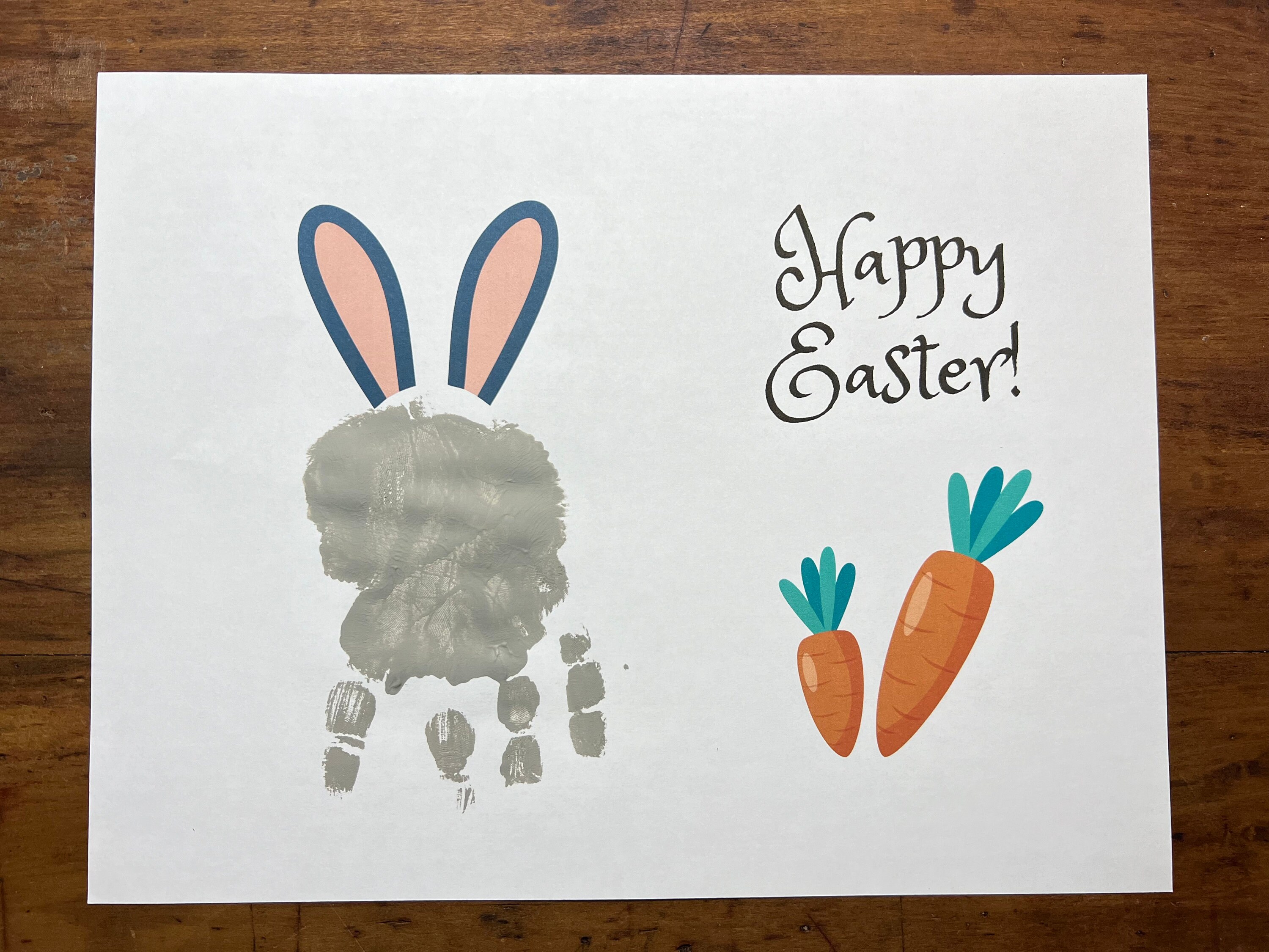 Easter Handprint or Footprint Craft, Easter Bunny and Baby Chick ...