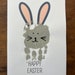 Handprint Easter Card Craft, Bunny & Baby Chick, Perfect Activity for ...