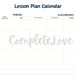Daycare/preschool/pre~k/kindergarten/elementary Lesson Plan Template ...