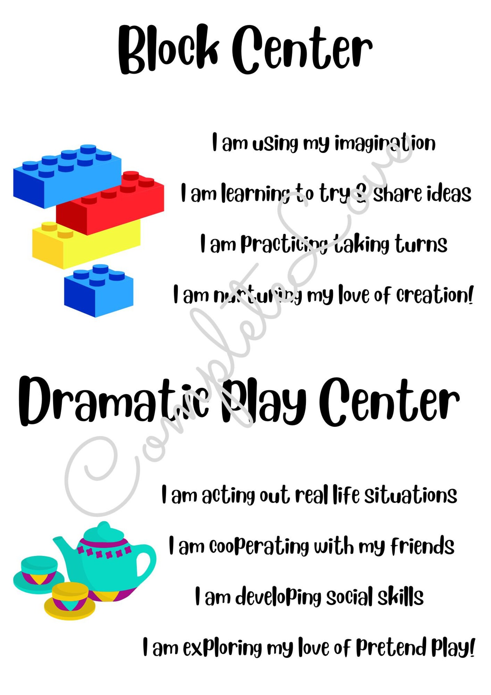 Daycare, Preschool, Kindergarten, Early Elementary Center Signs With ...