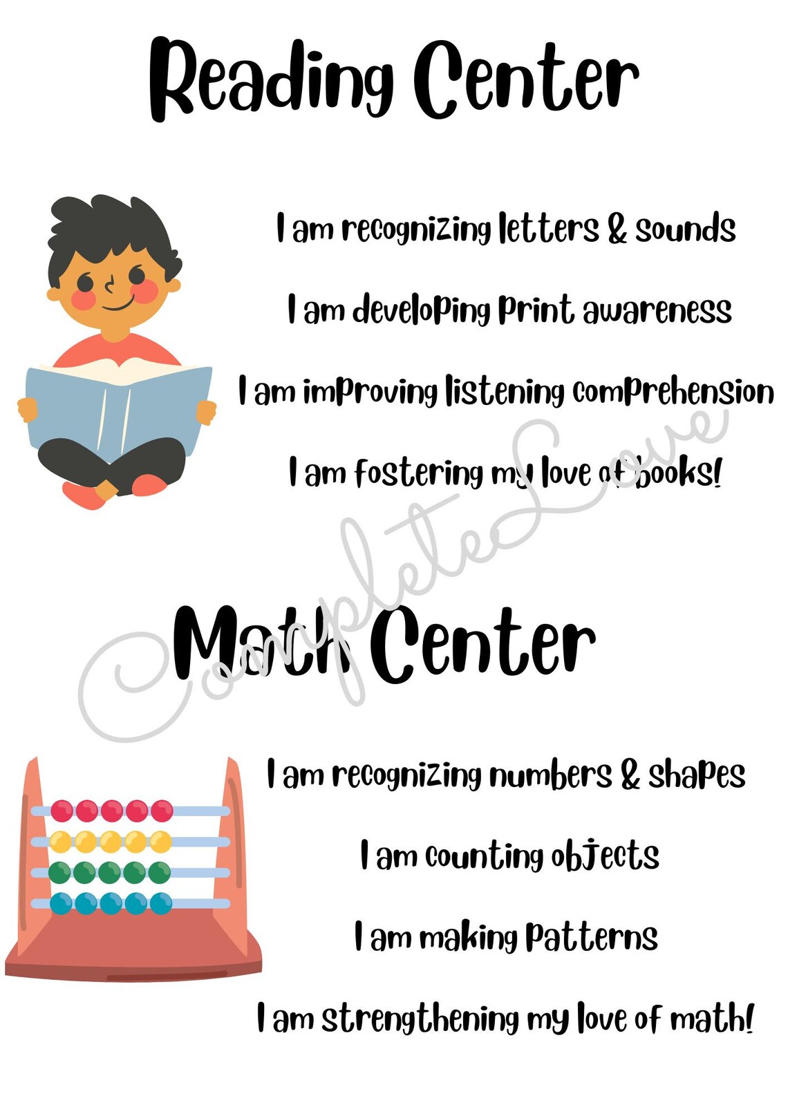 Daycare, Preschool, Kindergarten, Early Elementary Center Signs With ...