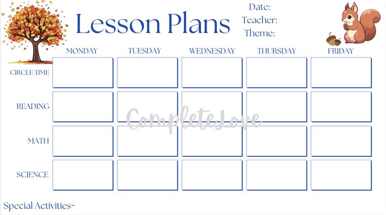 Daycare/preschool/prek/kindergarten/elementary Canva & PDF Editable ...