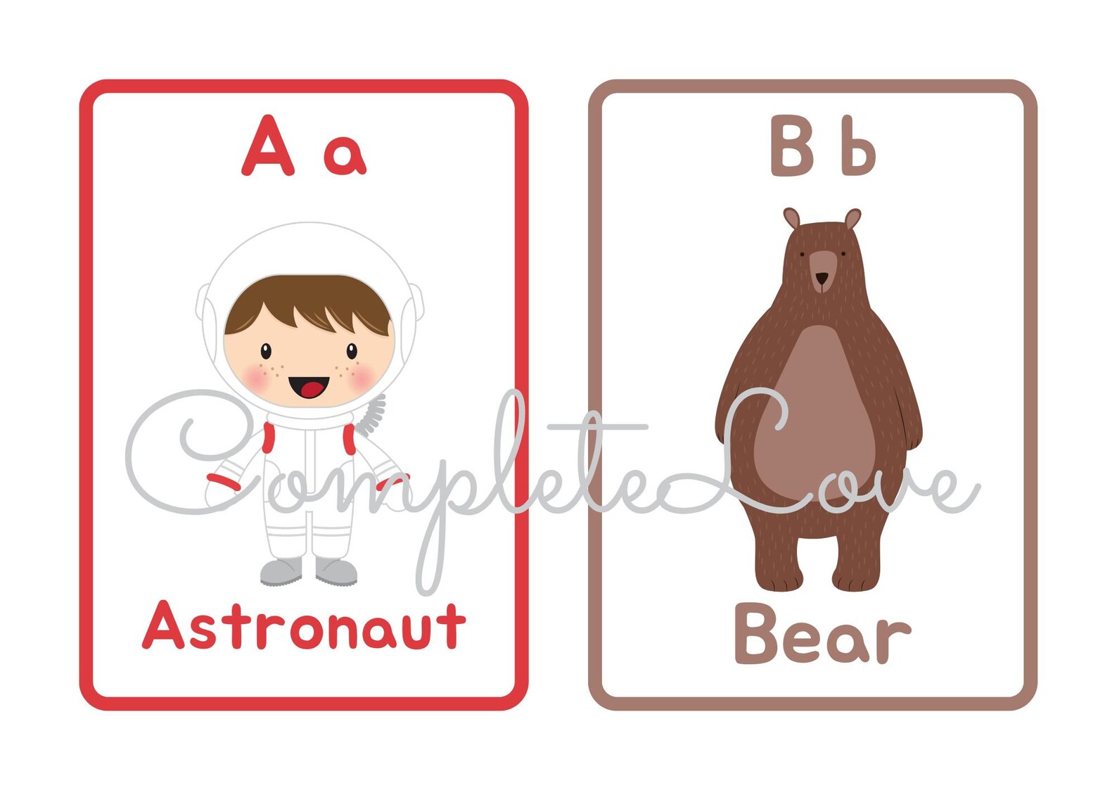 Printable Alphabet Flash Cards, Classroom Decor, Daycare, Toddlers ...