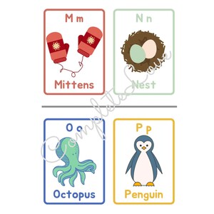Printable Alphabet Flash Cards, Classroom Decor, Daycare, Toddlers ...