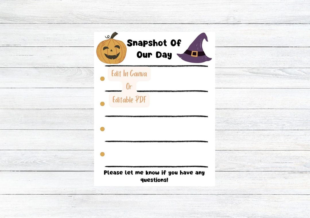 Pumpkin Halloween Lesson Plan Template: Daycare, Preschool (editable ...