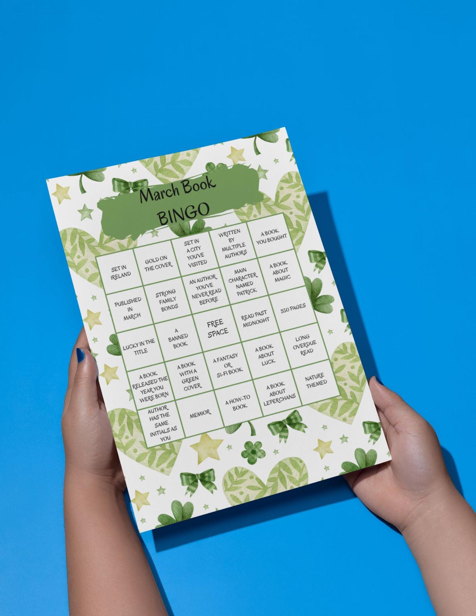 March Book Bingo - Etsy