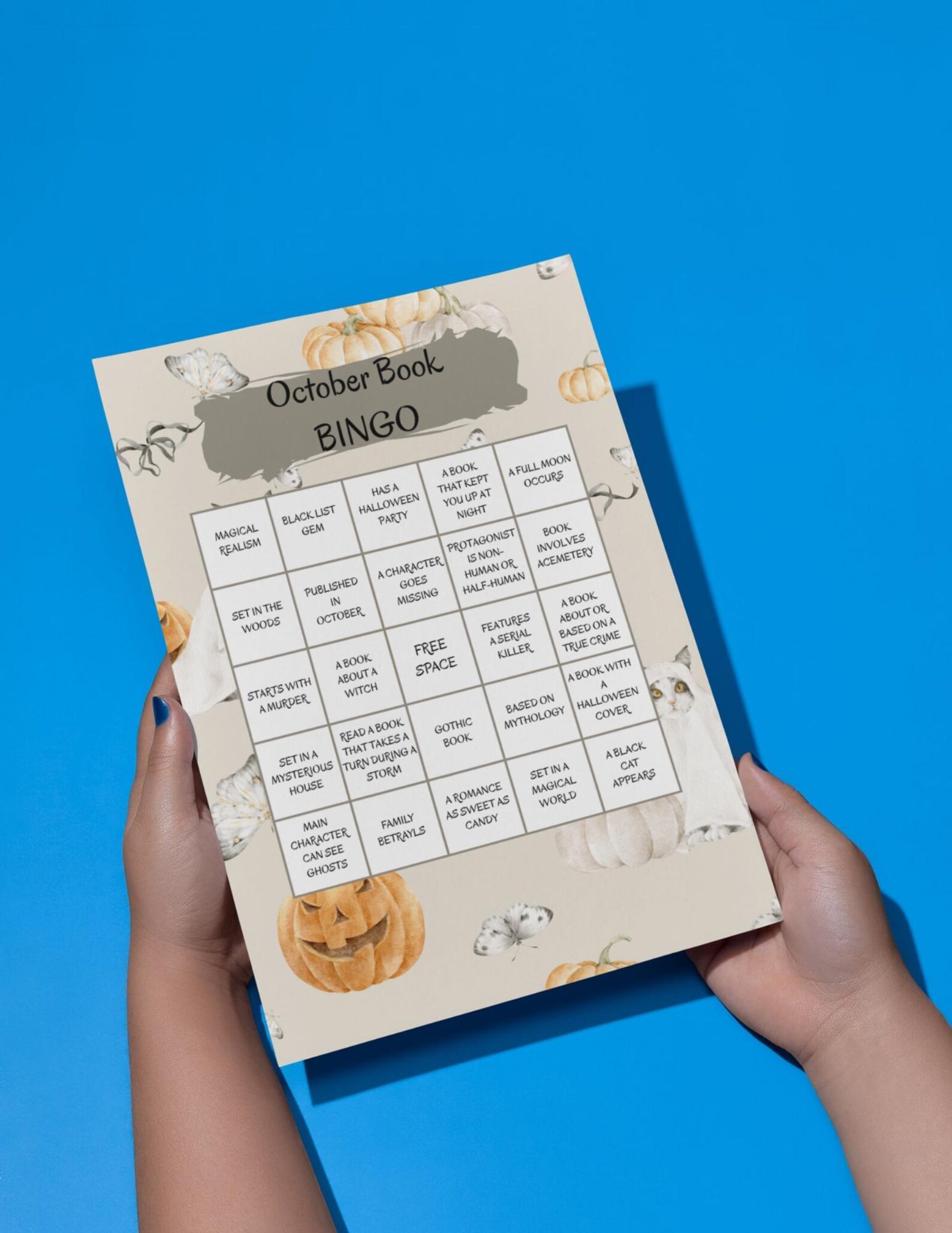 October Book Bingo - Etsy