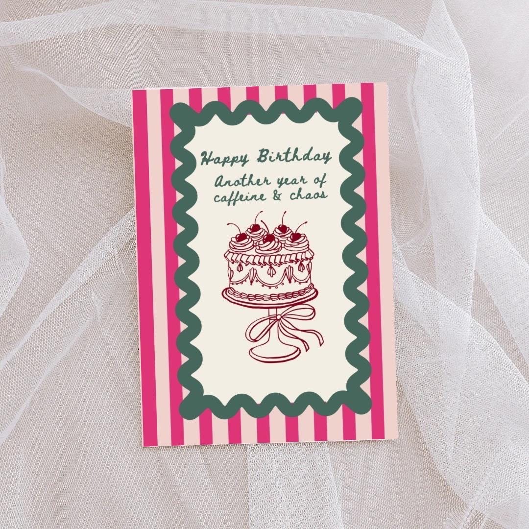 Instant Download Birthday Card | Funny Quote for Coffee Addict ...