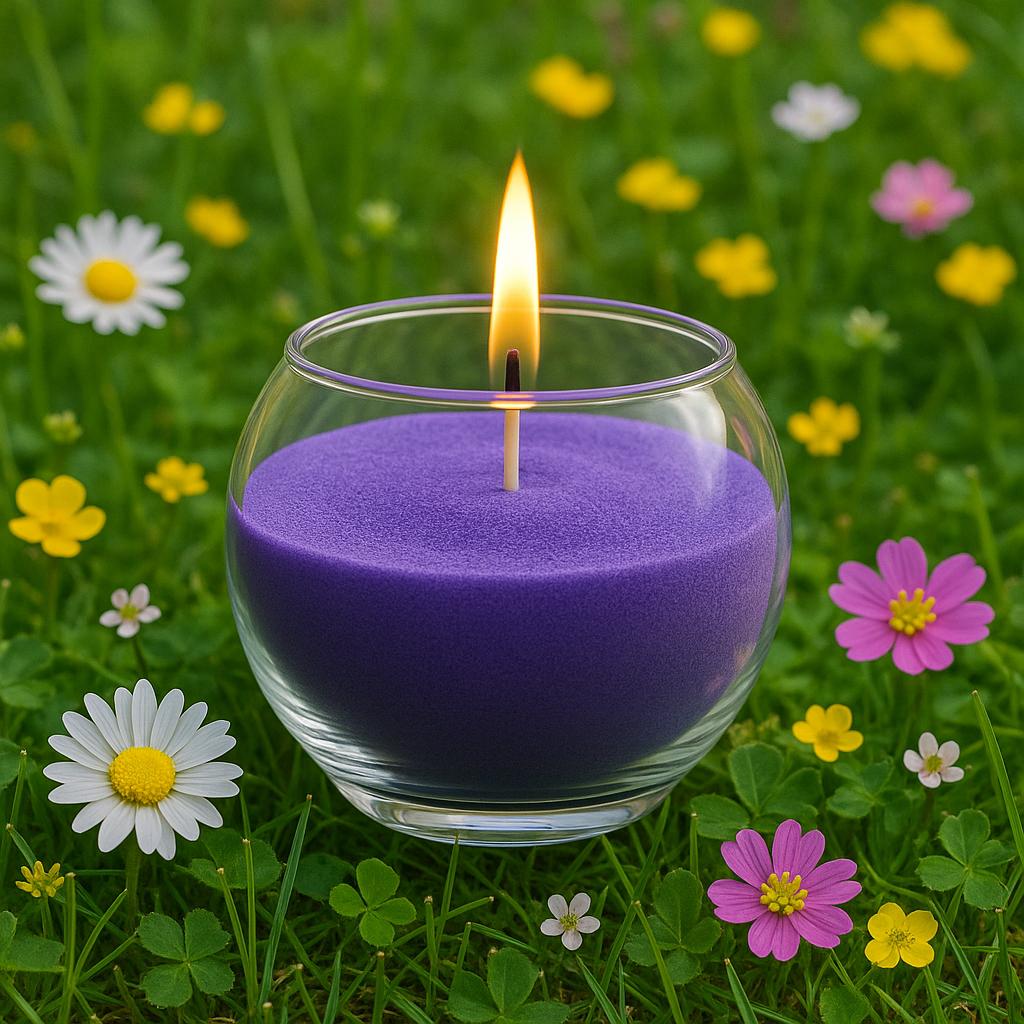 Purple Pearled Candle Sand | Refillable - Etsy