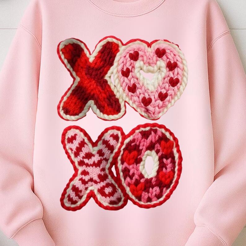 XOXO PNG, XOXO Thread Png, Trendy Valentines Png, Preppy Style ...