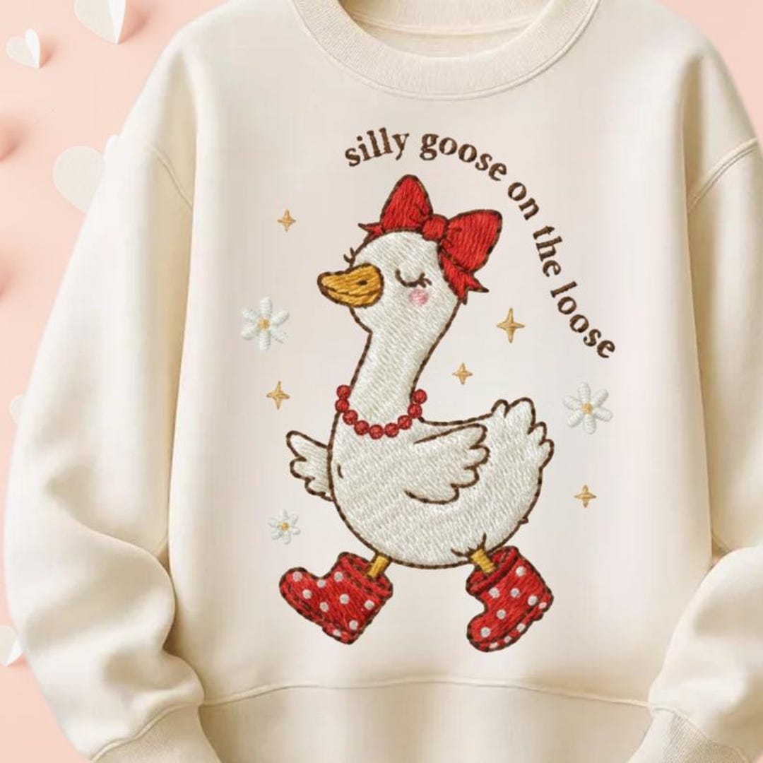 Silly Goose on the Loose Png, Funny Goose Meme, Flirty Goose, Humor Png ...