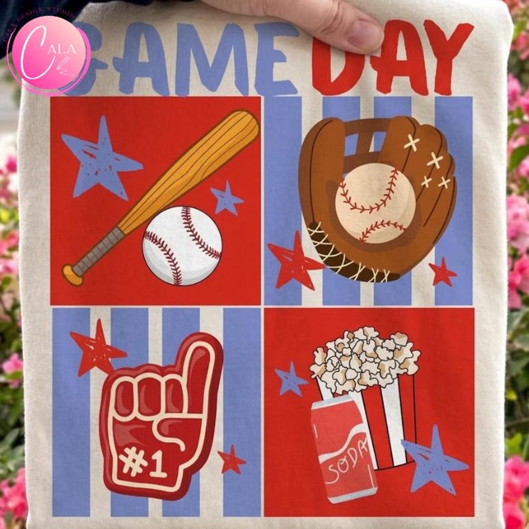 Game Day PNG, Baseball PNG, Home Run PNG, Faux Metallic Png, Swing ...