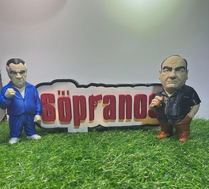 3D Printed “sopranos” Inspired LED Sign – Custom Lighted Display - Etsy