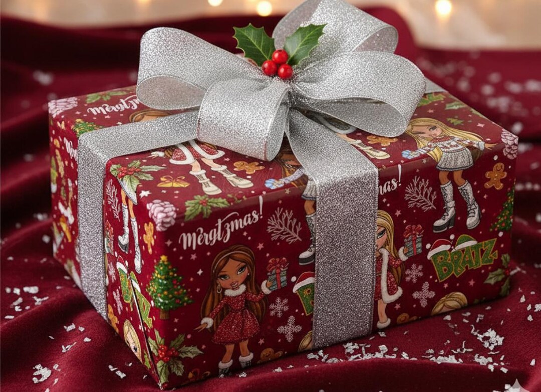 Bratz Wrapping Paper | Christmas Singing Dolls Pattern - Etsy